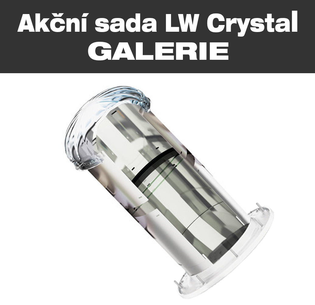LW CRYSTAL GALERIE pro šikmou profilovanou střechu – Lightway